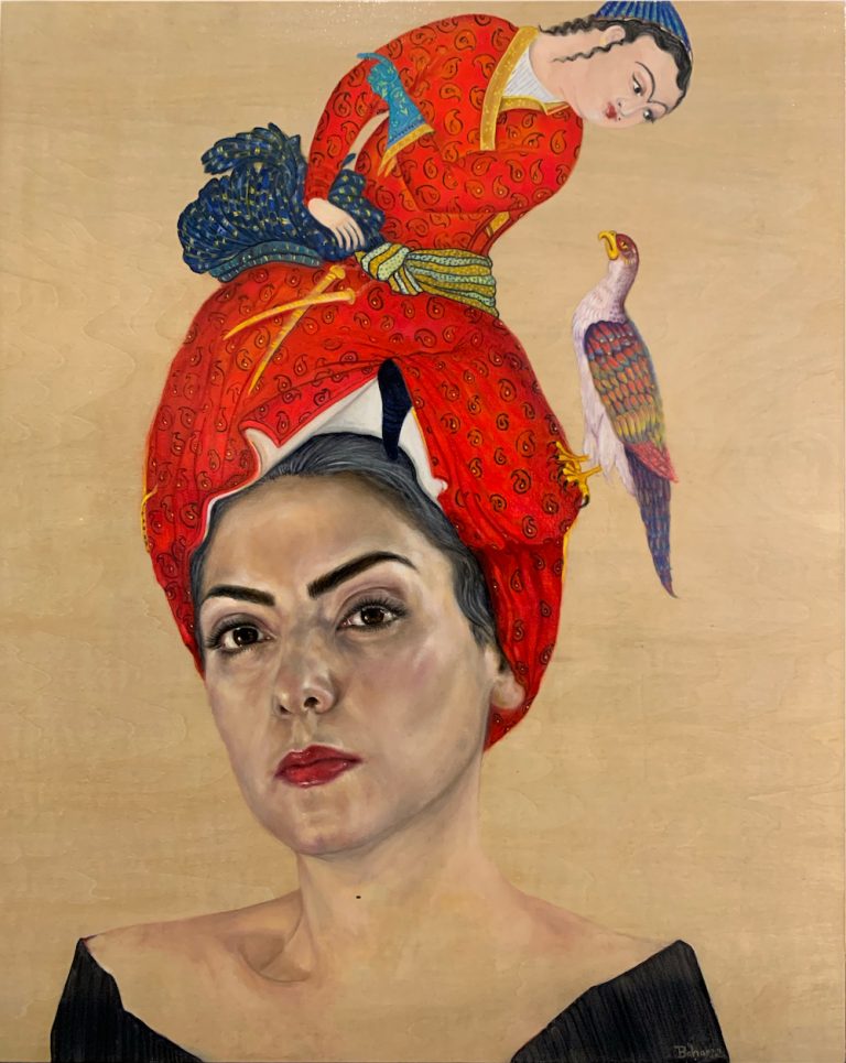 Many Layers Lurk Behind The Gaze Of Bahar Sabzevari’s Self-Portraits