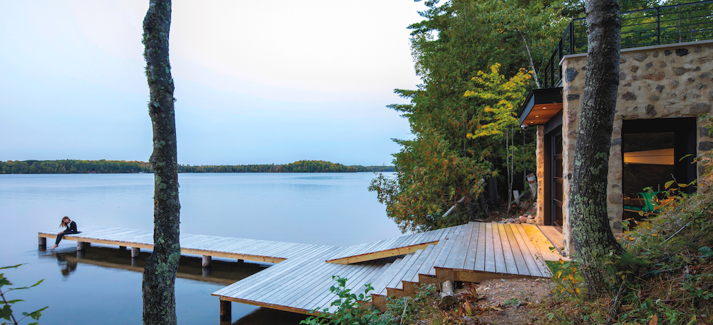Tour This Modern-Day, High-Style Camp On The Shores Of A Wisconsin Lake