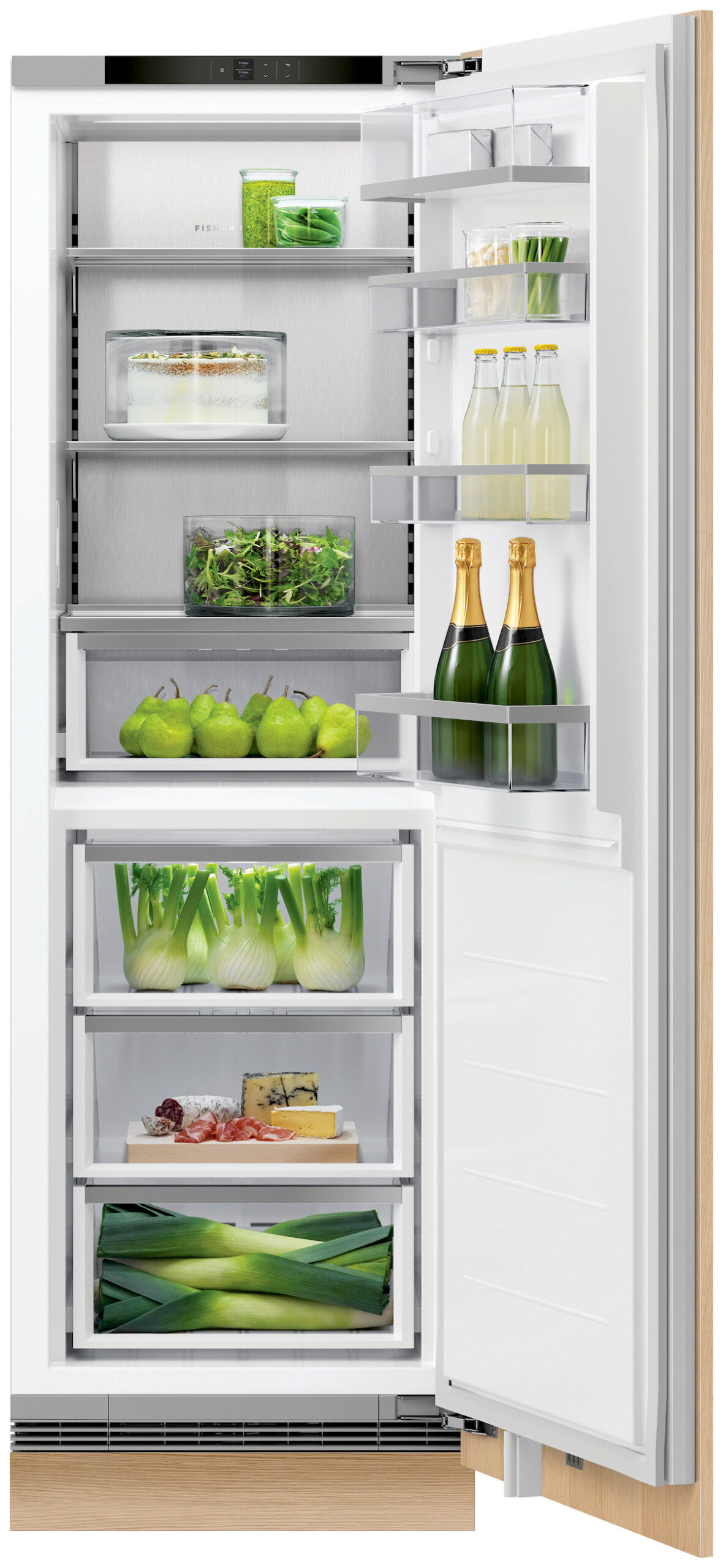 24” Integrated Triple Zone Refrigerator - aspire design and home