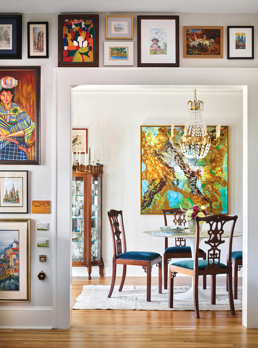 Framed: 8 Gallery Walls Embracing A Maximalist Focal Point