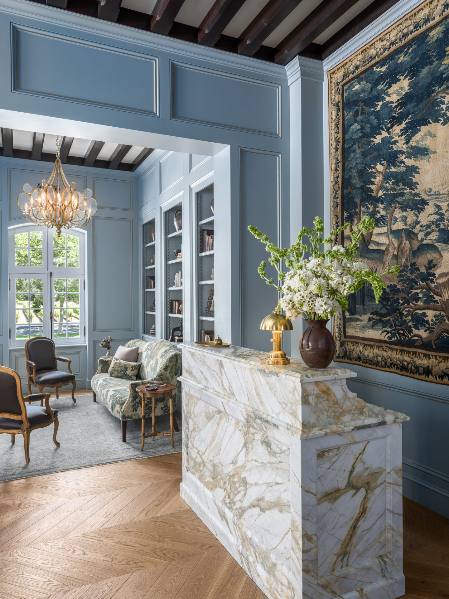 French Impressions: Maria Khouri Haidamus’ Chateau Lobby Design For ...