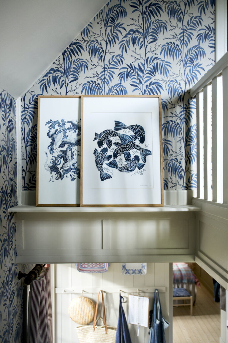 Emma von Brömssen's Simple Swedish Home Is Set On Its Ear With Wallpaper