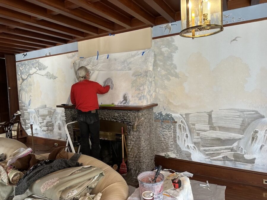 Watershed Moment: A Hand-Painted Panoramic Mural In The Hudson Valley ...