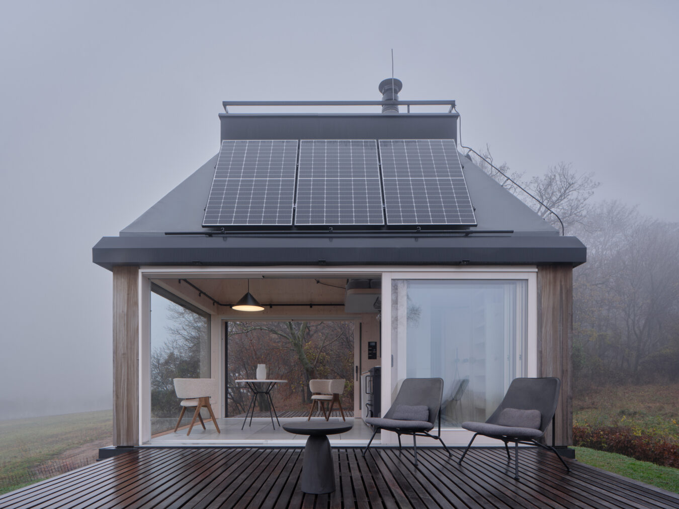 Ark-Shelter And Archekta Maximize This Cabin's Minimal Footprint ...